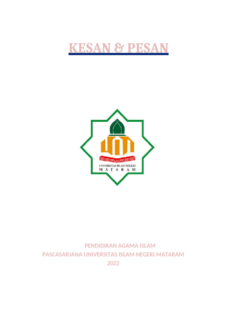 Kesan Pesan Selama Kuliah 1 | PDF