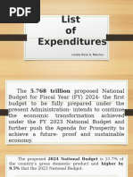Budget Circular No 2023 1 Dated November 10 2023 | PDF | Expense | Incentive