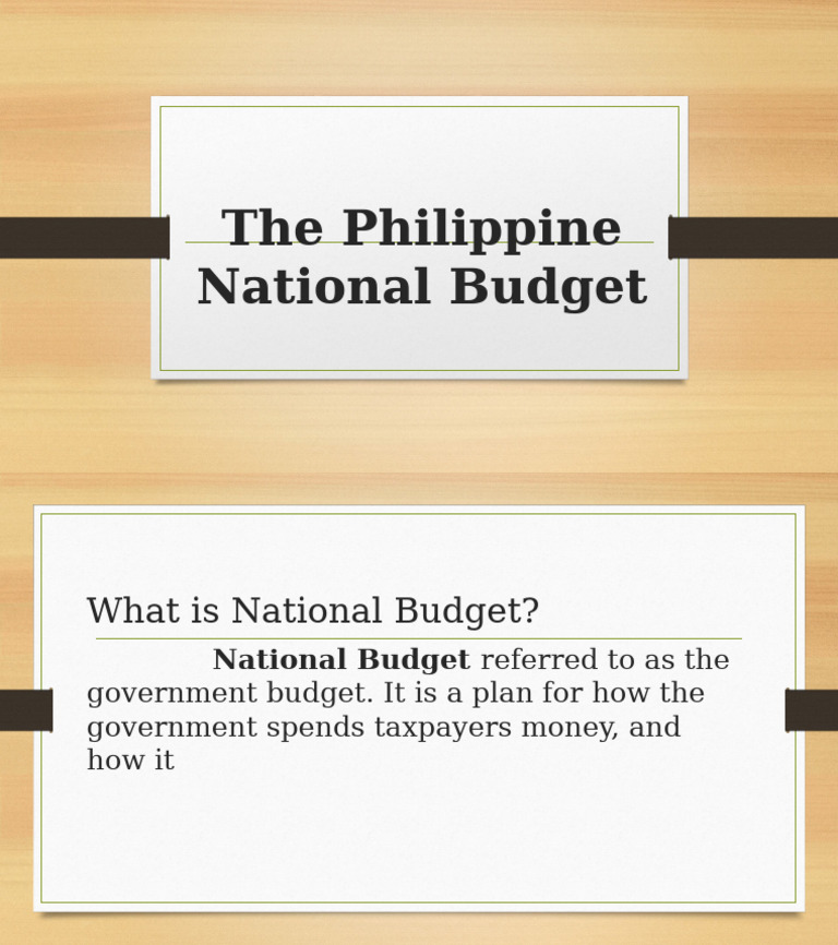 The Philippine National Budget | PDF