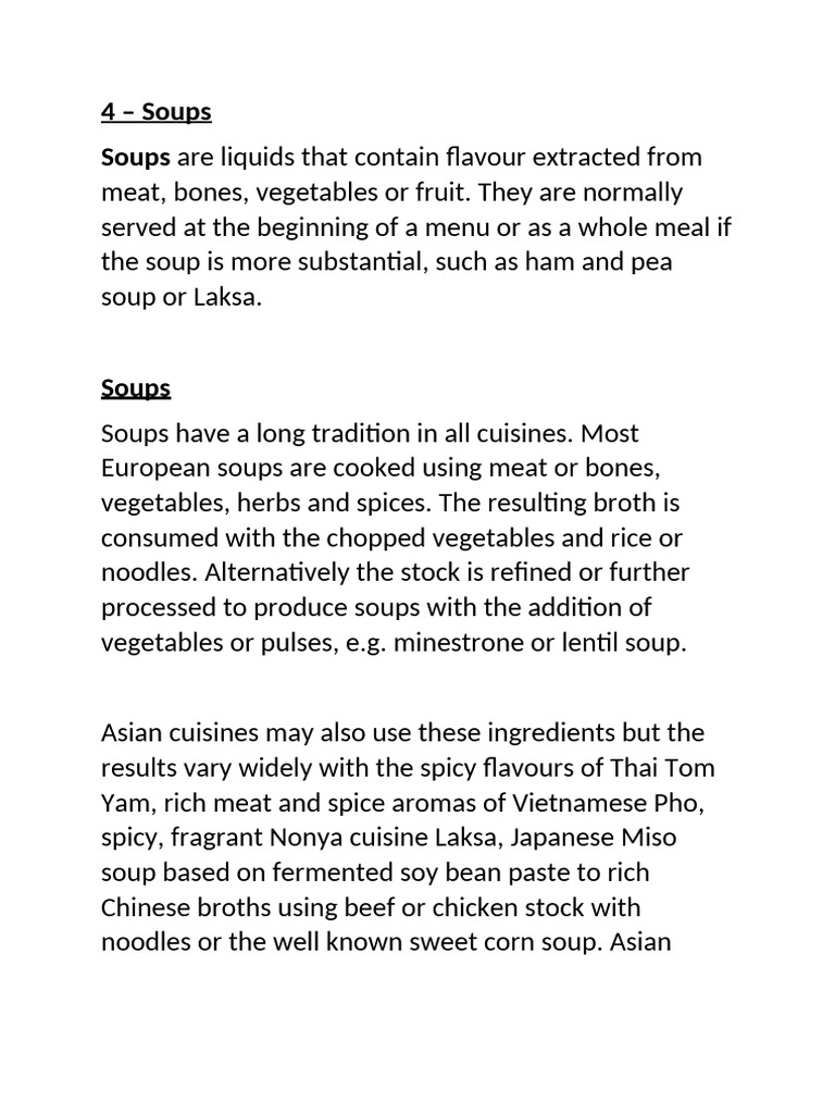Soups | PDF