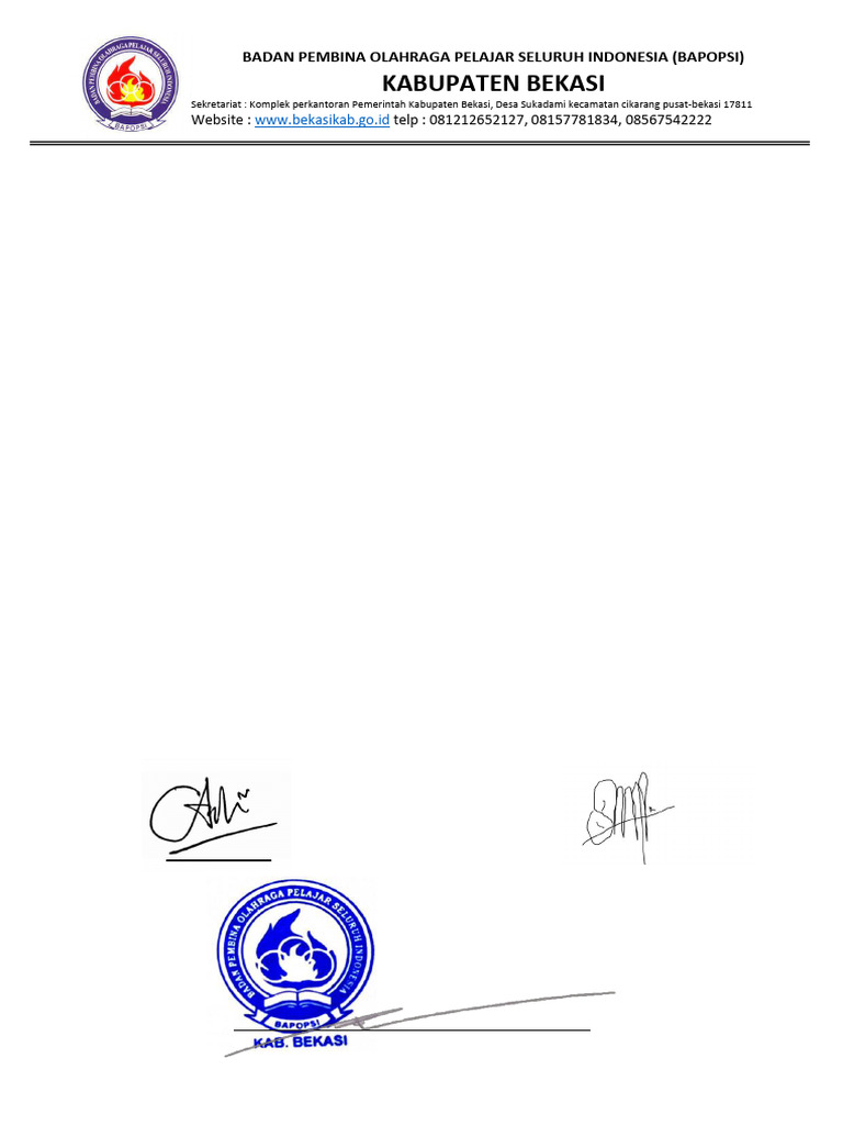 Pemberitahuan Ke Sekolah Bapopsi Cup 2024 | PDF