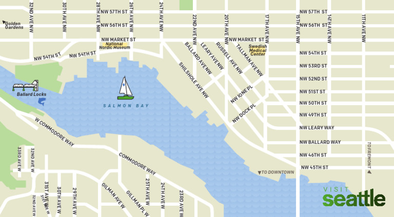 Seattle Map Ballard Neighborhood 2024 | PDF