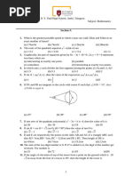 Royal College Grade 06 Mathematics First Term Paper English Medium | PDF | Numbers | Angle