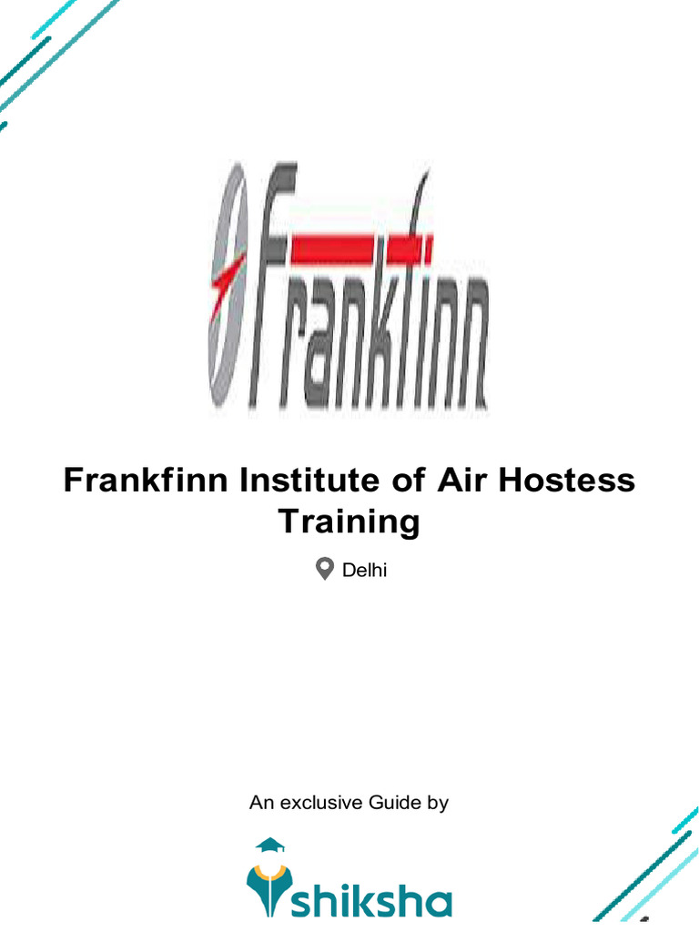 Frankfinn Institute of Air Hostess Training: Delhi | PDF