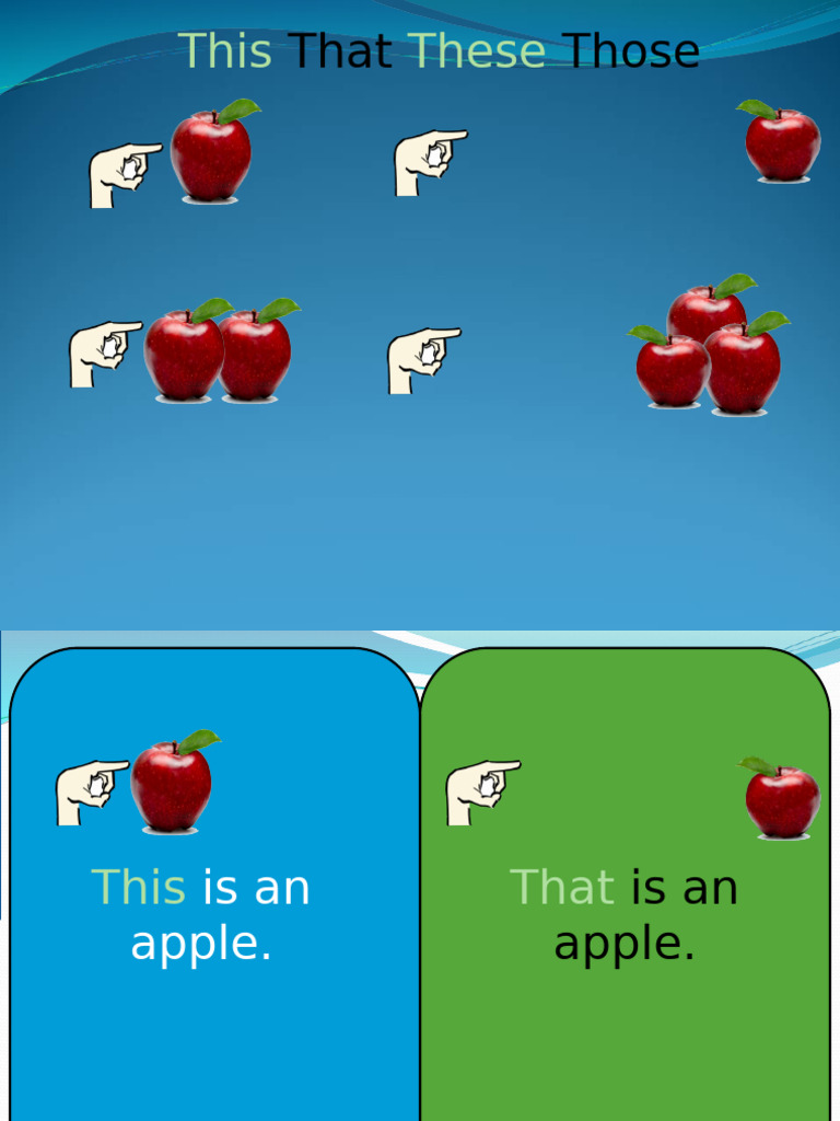 This That These Those Edited for Kids 1 100036 | PDF This That These Those Edited for Kids 1 100036 | PDF
