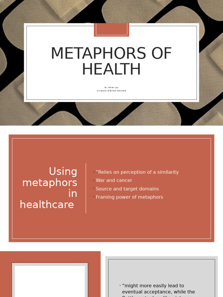 9) Metaphors of Health | PDF