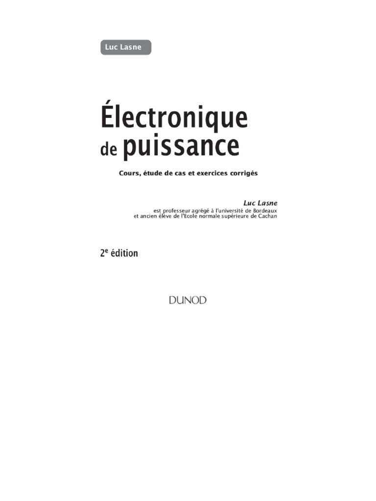 Electronique de Puissance | PDF