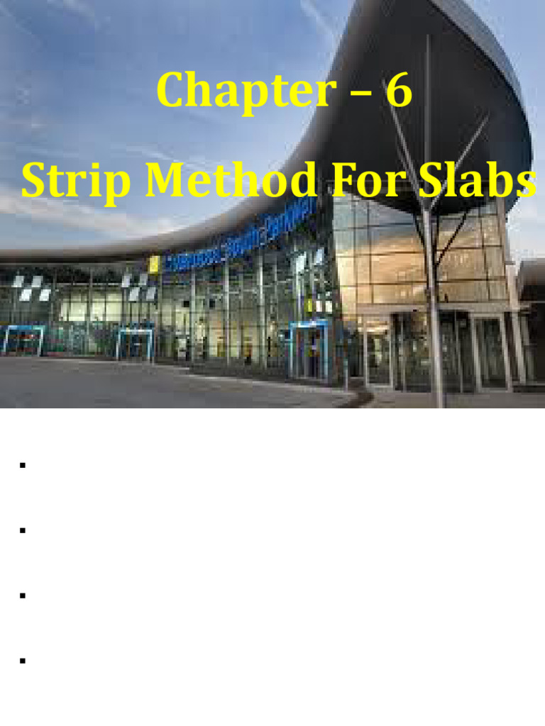 Chapter 6-Simple Strip Method for Slabs | PDF | Beam (Structure ...