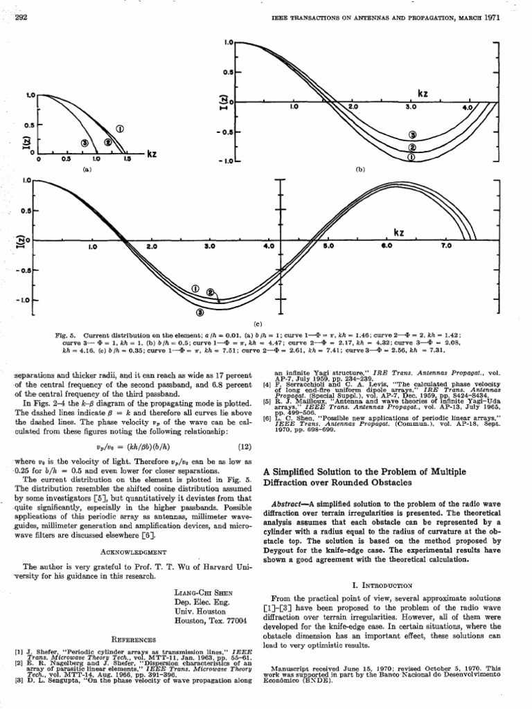 1971_Simplified solution to problem of multiple diffraction over rounded obstacles | PDF