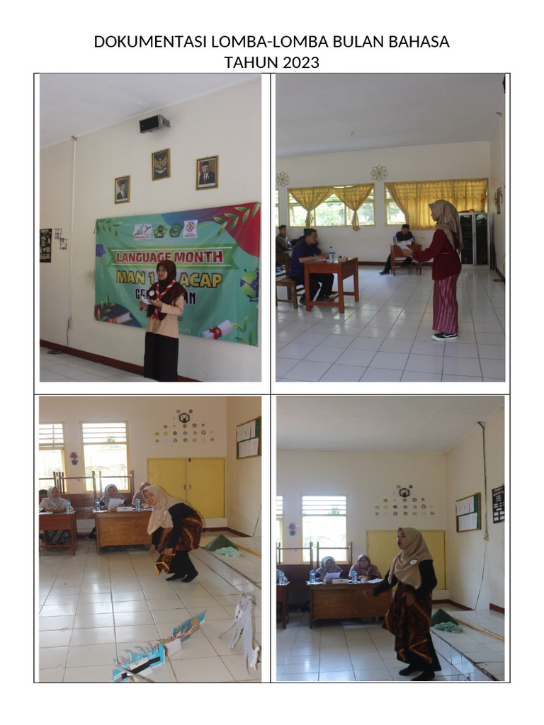 FOTO LOMBA-LOMBA BULAN BAHASA | PDF