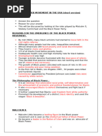 The Black Power Movement Essay With LOA Grade 12 C | PDF | Black Power ...