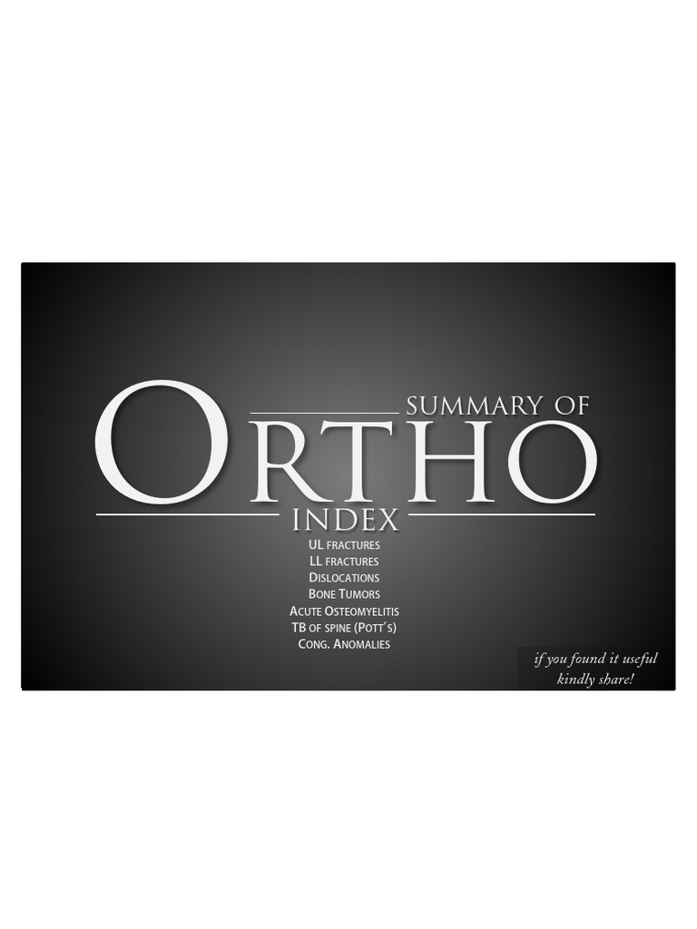 Ortho | PDF