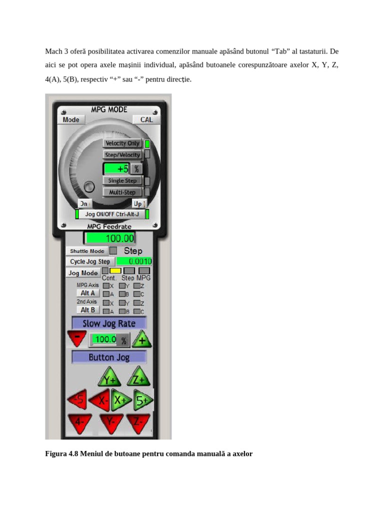 mach 3 comenzi manuale | PDF