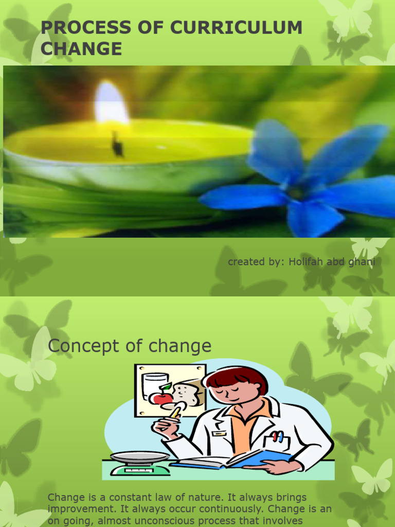 1604953267 Process of Curriculum Change | PDF