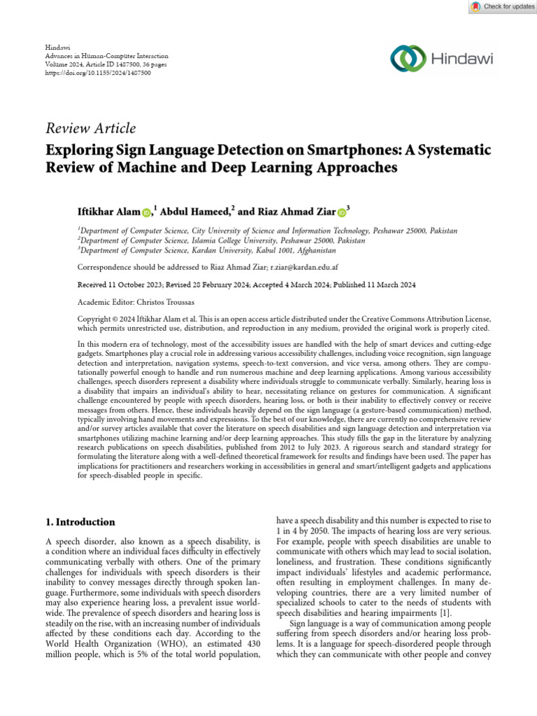 Advances in Human-Computer Interaction - 2024 - Alam - Exploring Sign ...