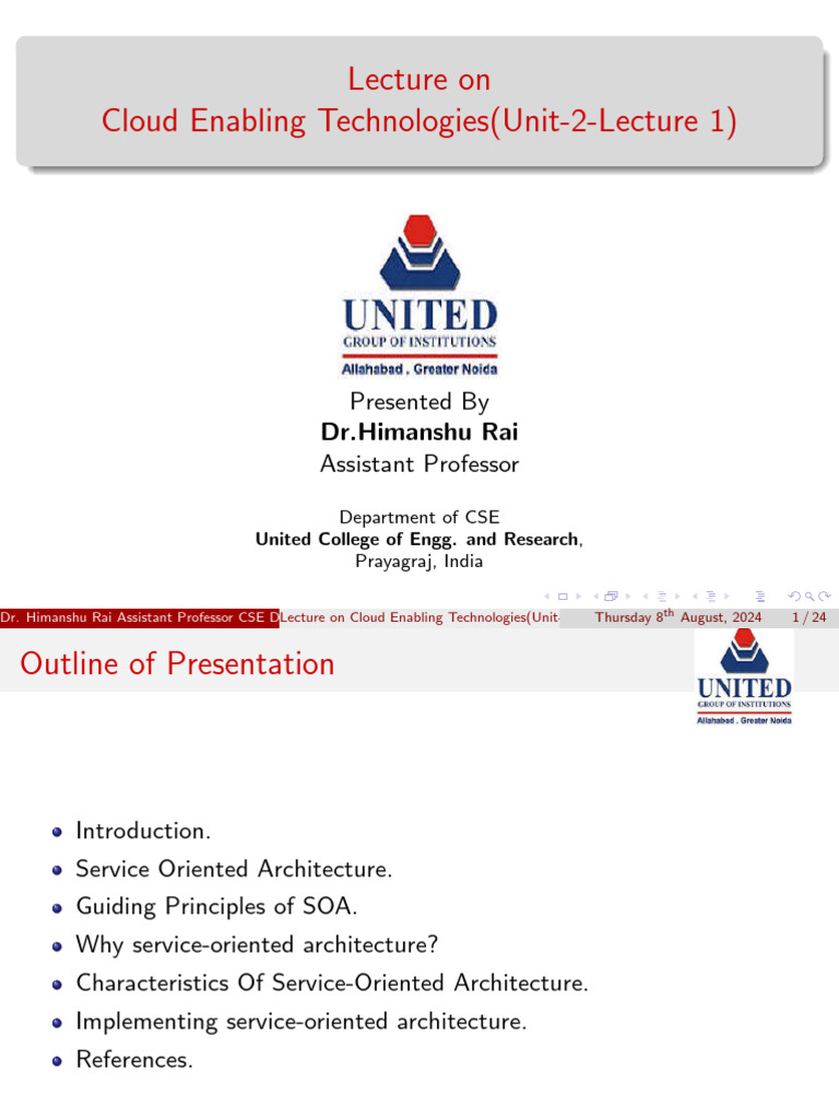 CLOUD COMPUTING Presentation Unit 2 | PDF