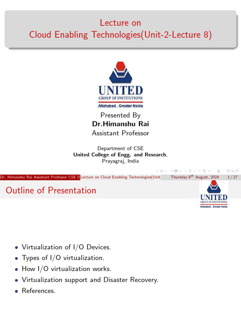 CLOUD COMPUTING Presentation Unit 2 | PDF