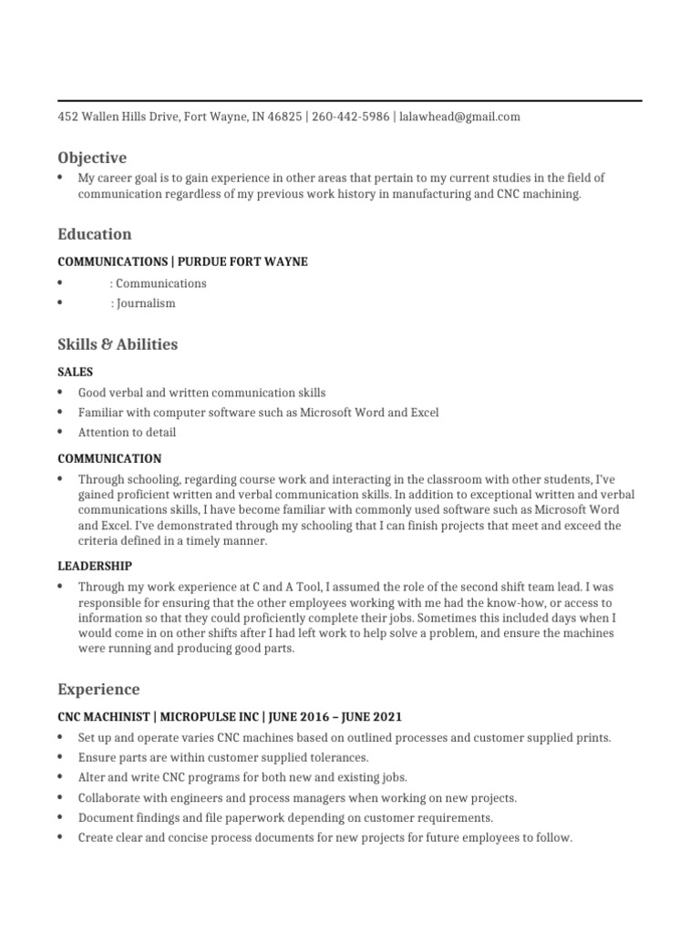 Copy of Resume | PDF
