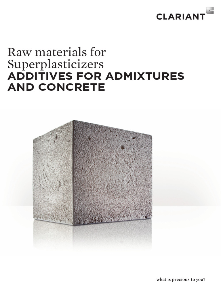 Clariant Brochure Construction Additives 2020 EN | PDF