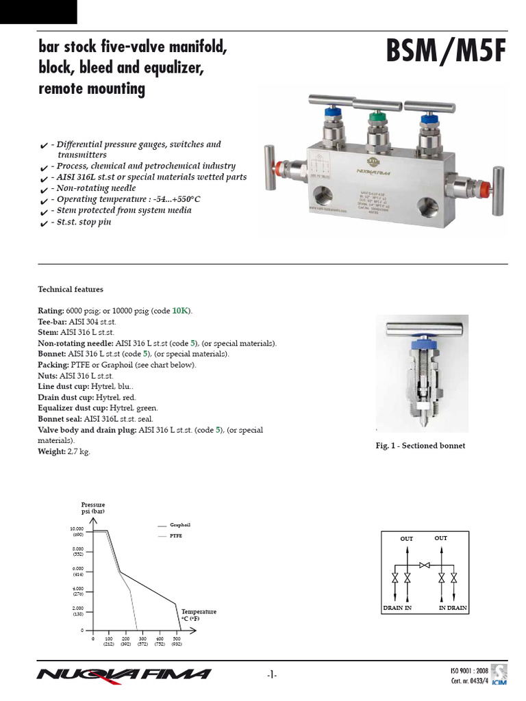 BSM-M5F Manifold | PDF