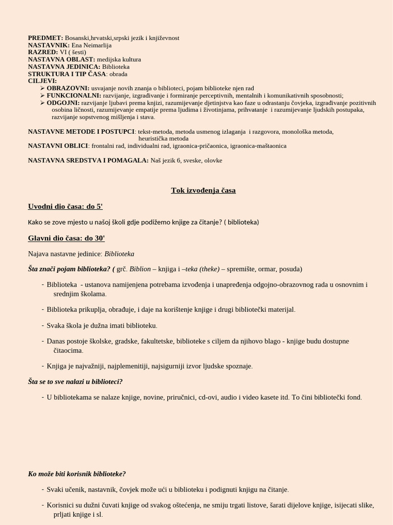 Biblioteka - obrada | PDF