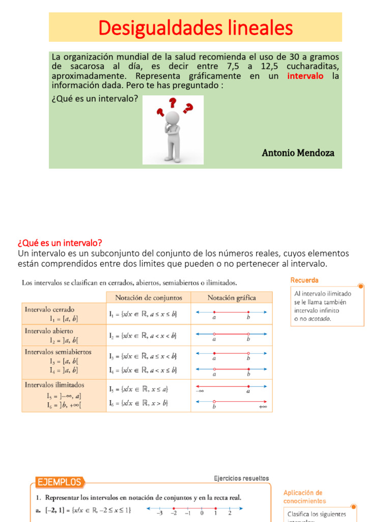 Desigualdades lineales | PDF