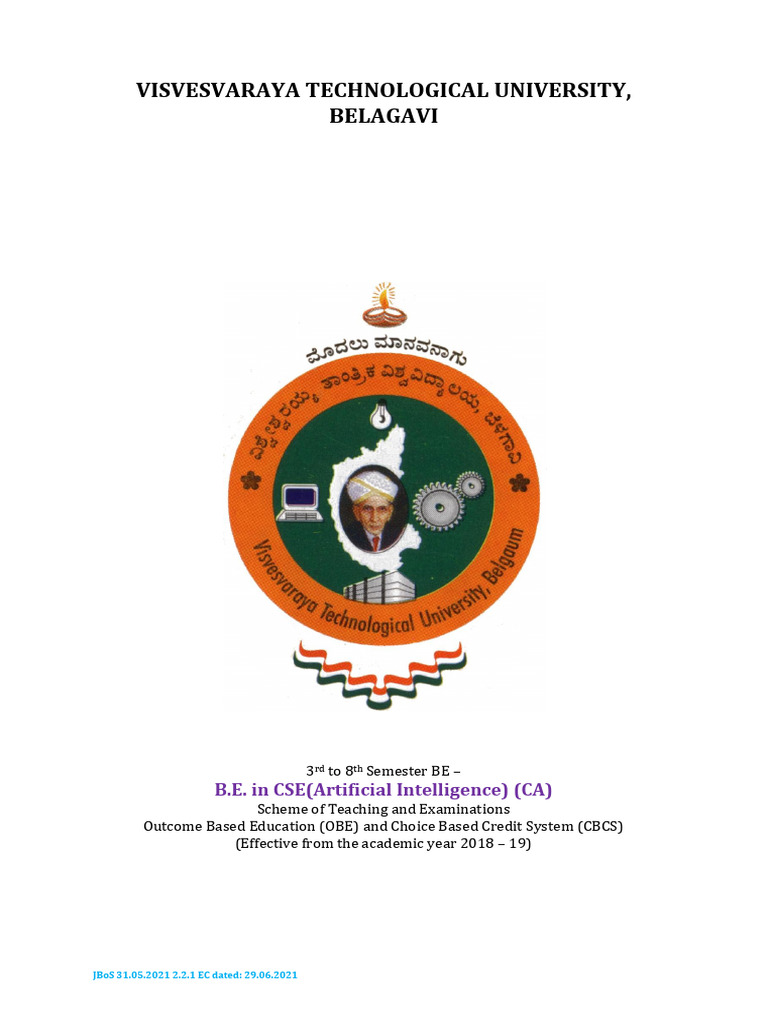 Cse Ai Syllabus CA | PDF