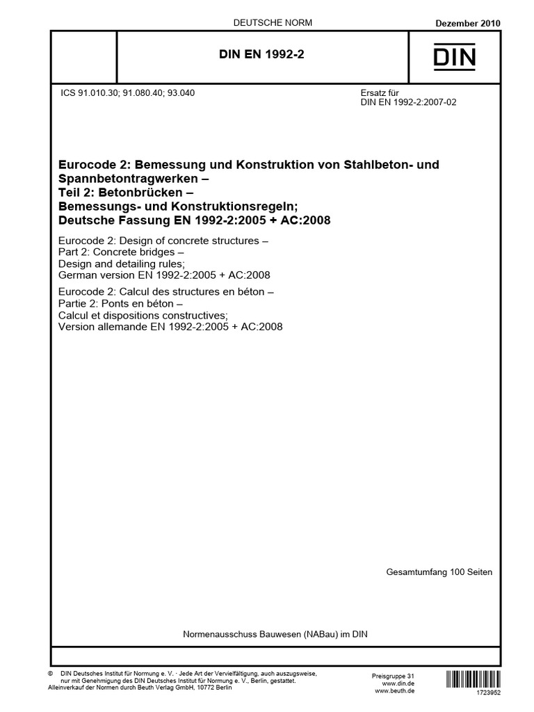 DIN EN 1992-2 | PDF