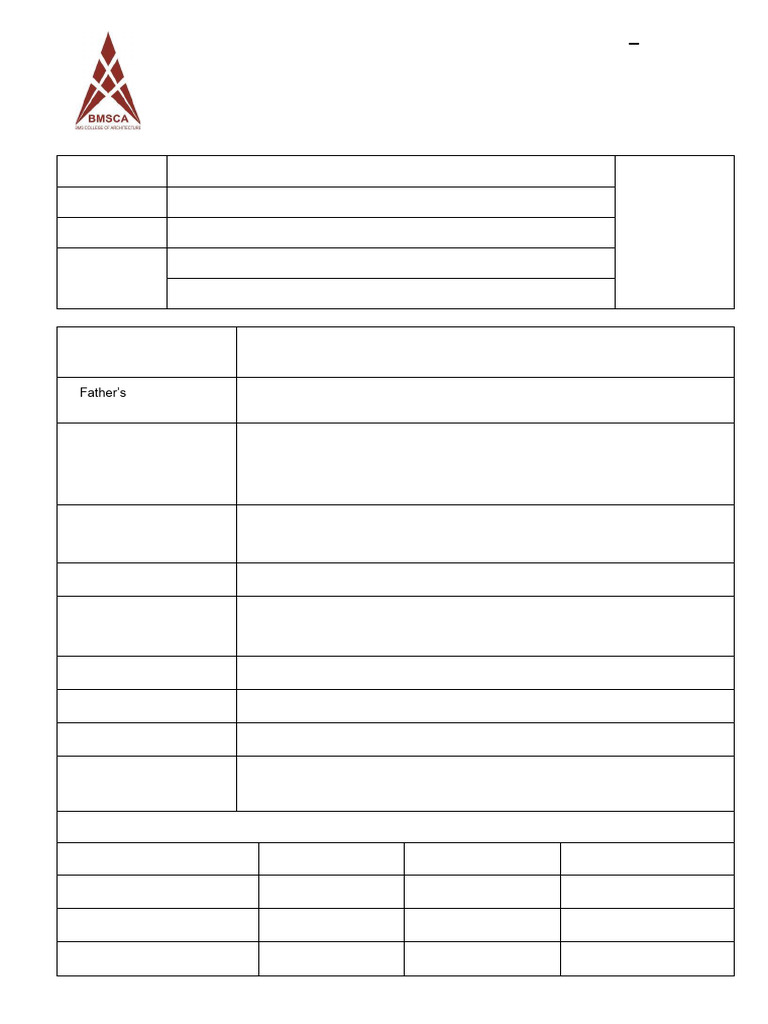 Application Form For Teaching Staff Position | PDF