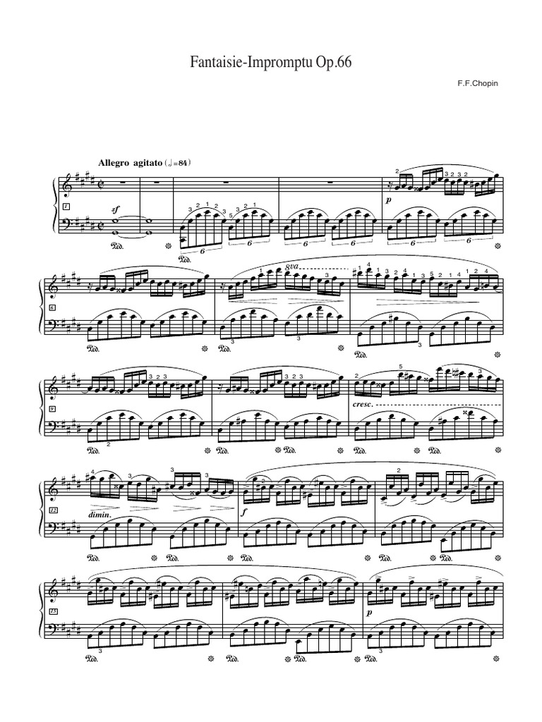 Fantasía-impromptu (Chopin) | PDF