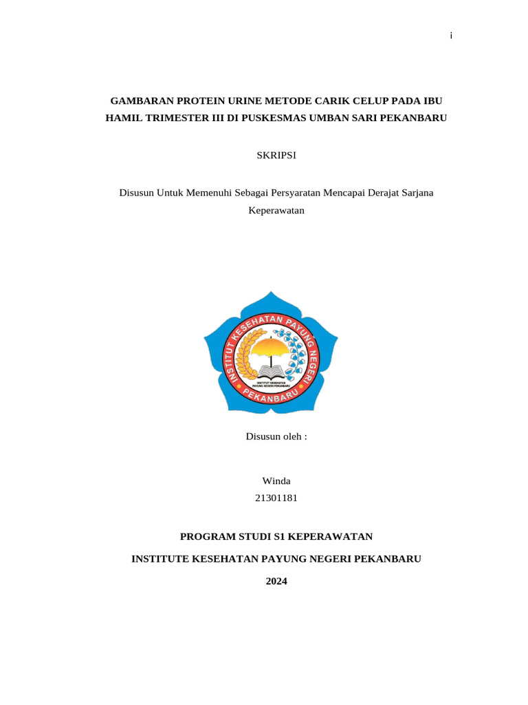 Bismillah BAB 1 WINDA 2 Sep 2024 | PDF