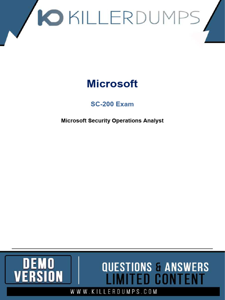 SC 200 Demo - 2 | PDF