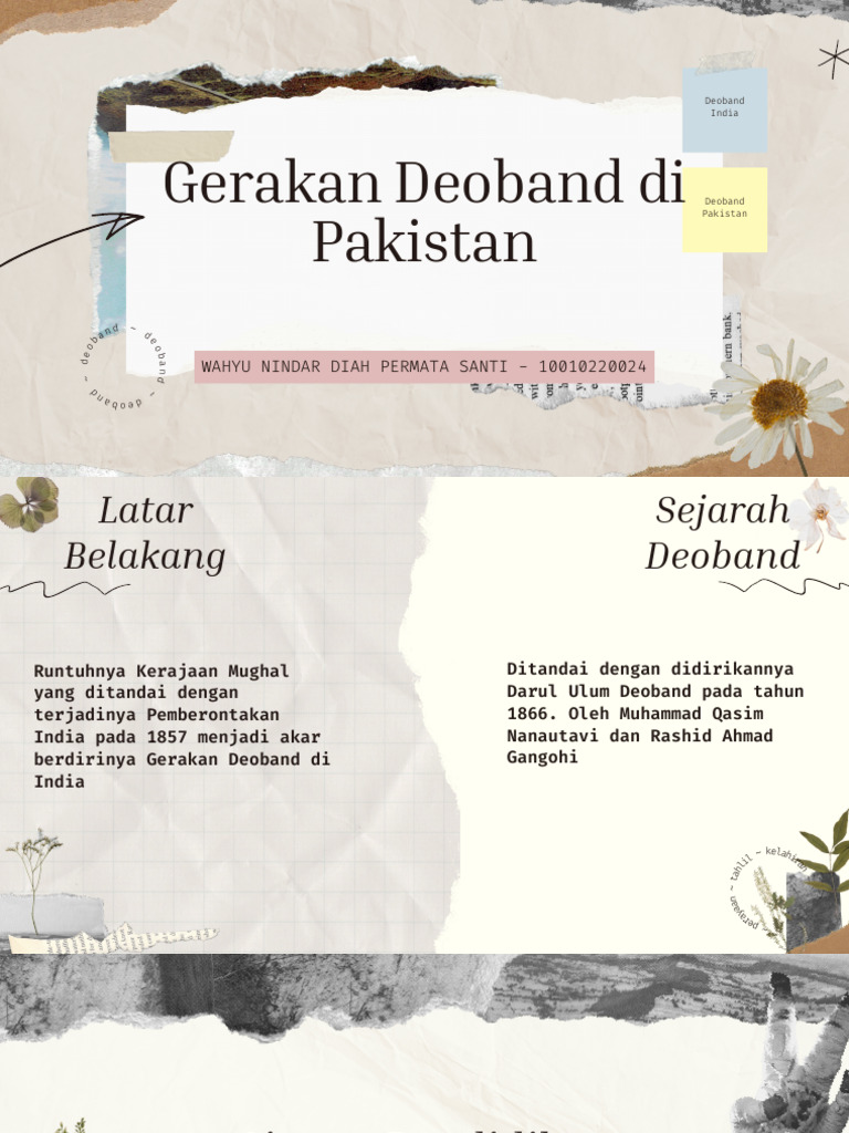 Ppt Gerakan Deoband Di Pakistan Pdf
