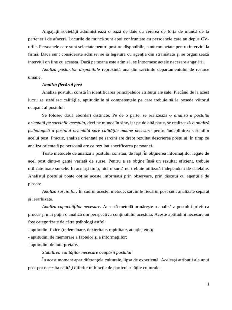 Modul de Lucru La Firma | PDF