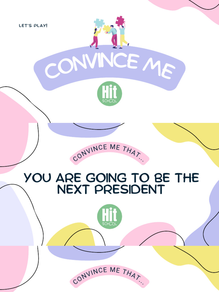CONVINCE ME GAME | PDF