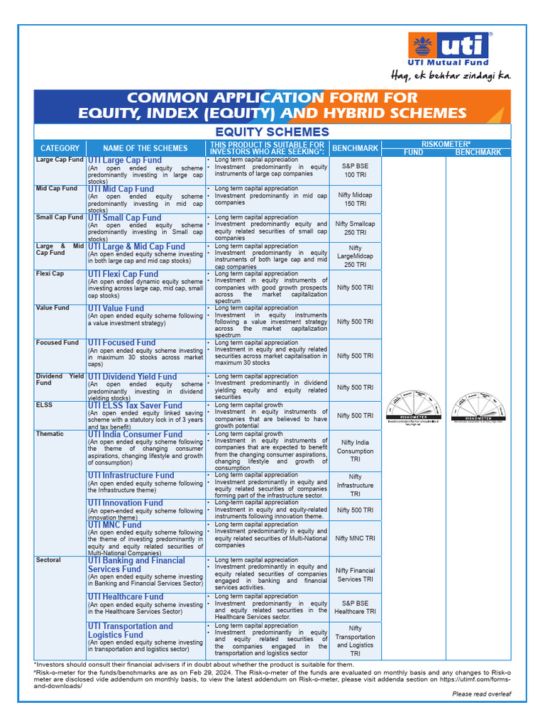 UTI Common Equity Form Feb 2024 (1) - 2 | PDF