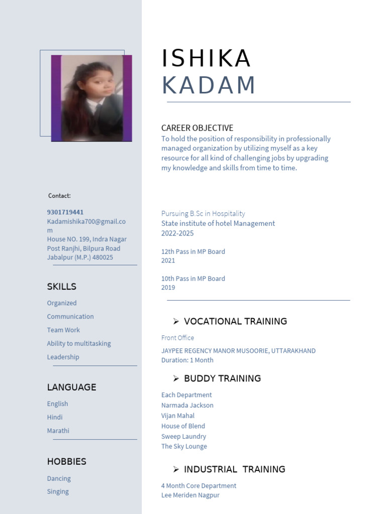 Ishika Resume | PDF