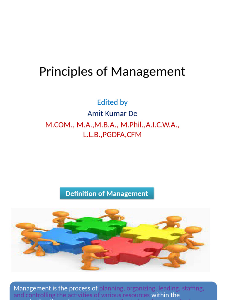 Basic Concepts of Management | PDF