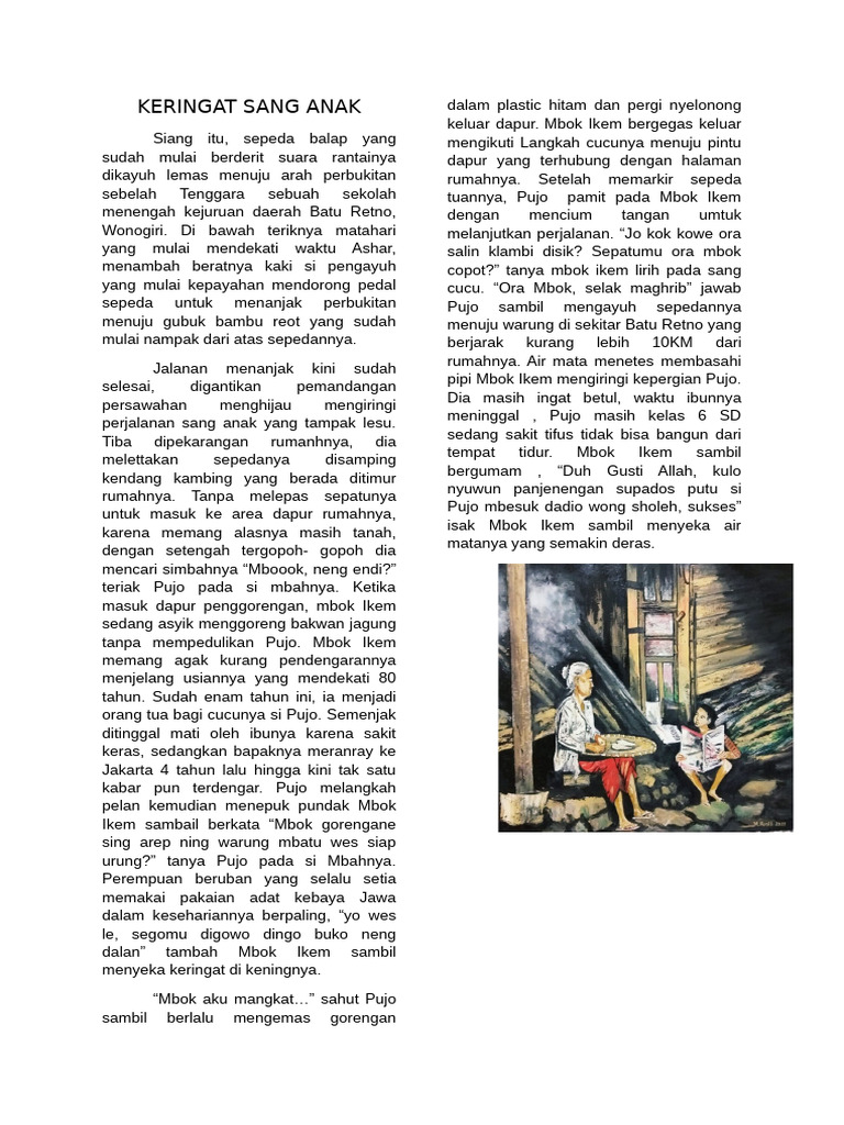 Keringat Sang Anak Dita - Ak2 | PDF