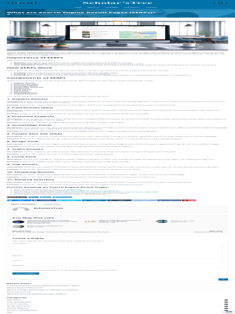 What Are Search Engine Result Pages (SERPs) ? | PDF | Search Engine ...