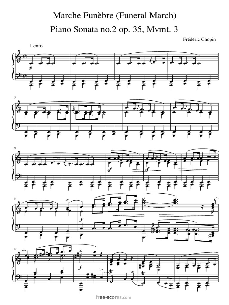 Marcha Funebre - Chopin | PDF