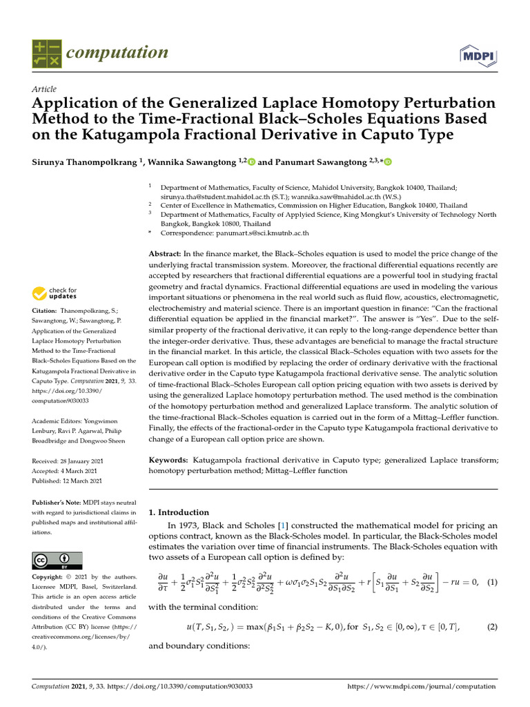 Computation 09 00033 v2 | PDF
