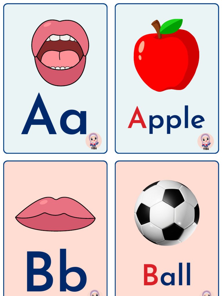 English Alphabet Flashcards | PDF