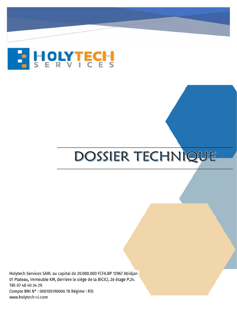 Dossier Tech Holy Tech | PDF