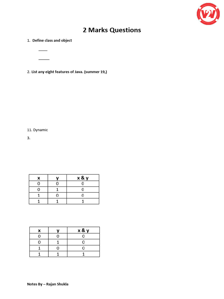 320240-Vimp Java Questions | PDF