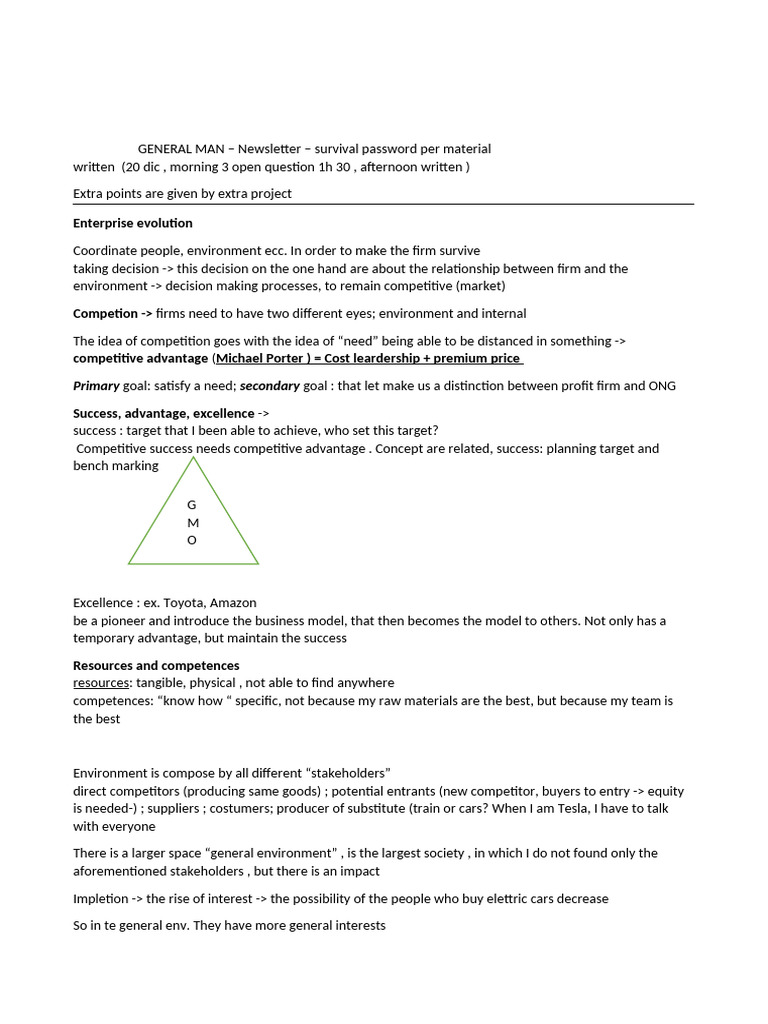 General Management 1 Appolloni | PDF | Competitive Advantage | Business