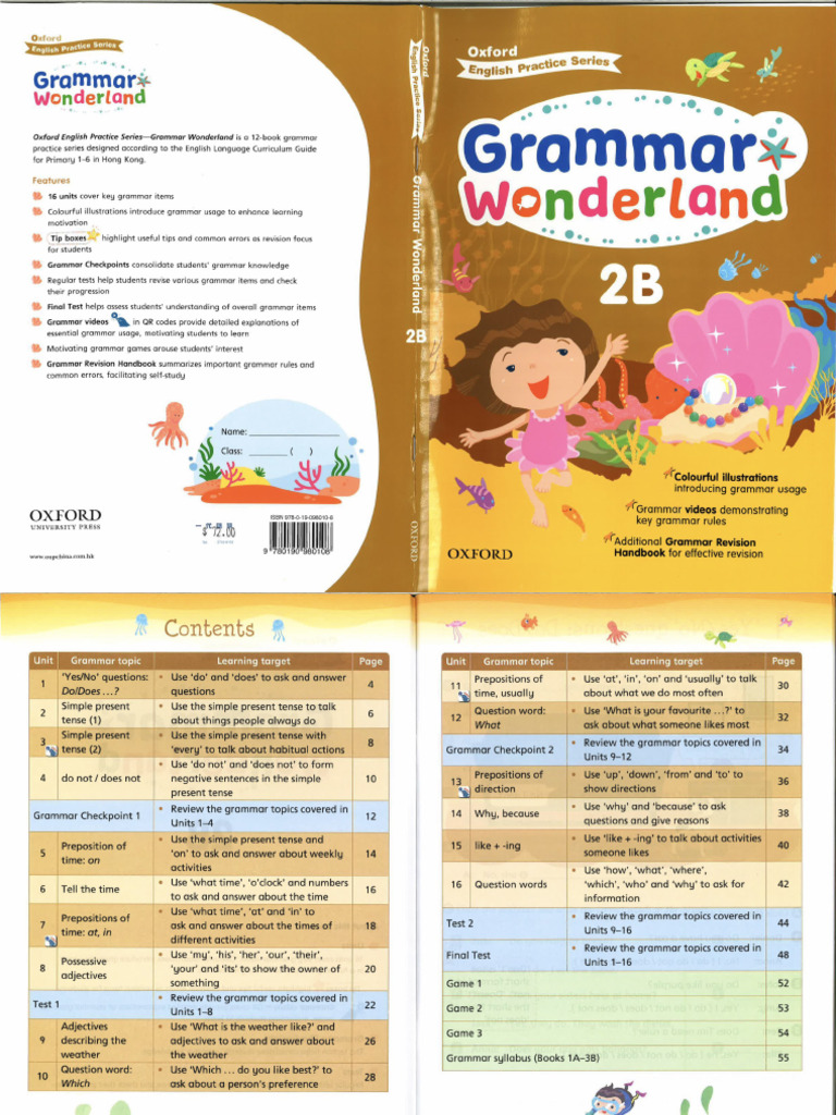 Grammar WonderLand_2B | PDF