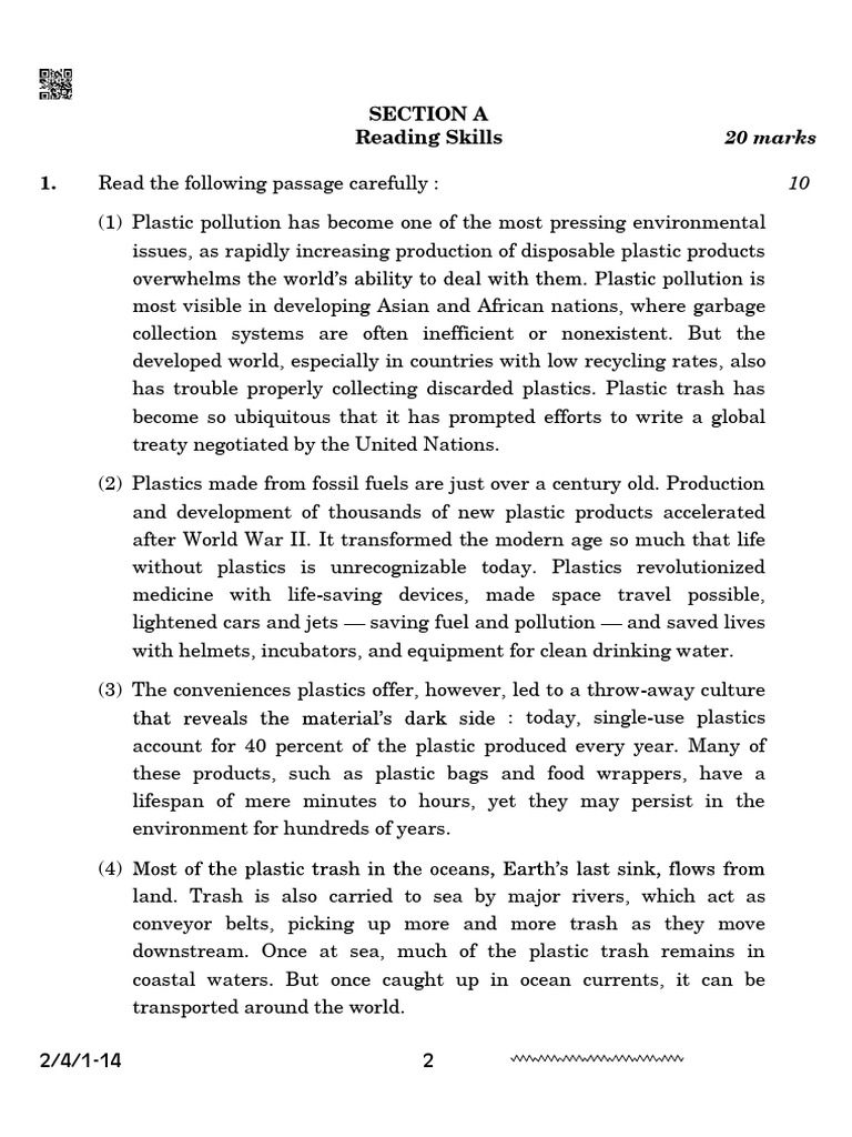 Discursive Passage Set 2 - 4 - 1 | PDF