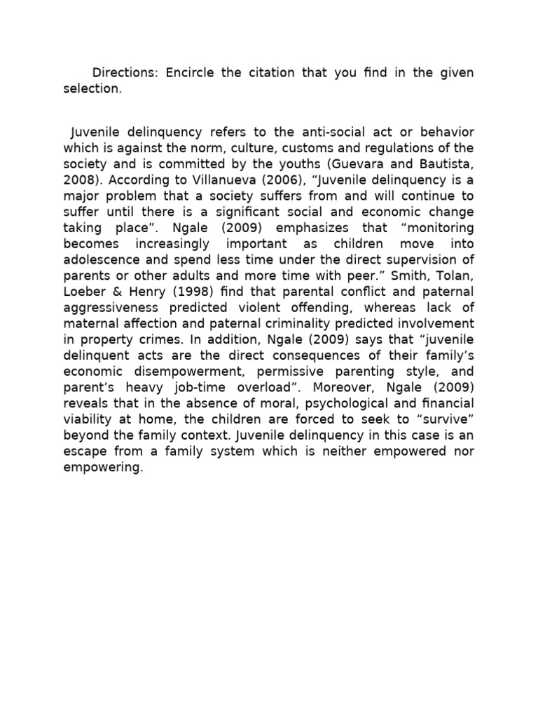 Grade 10 Citation Activity | PDF