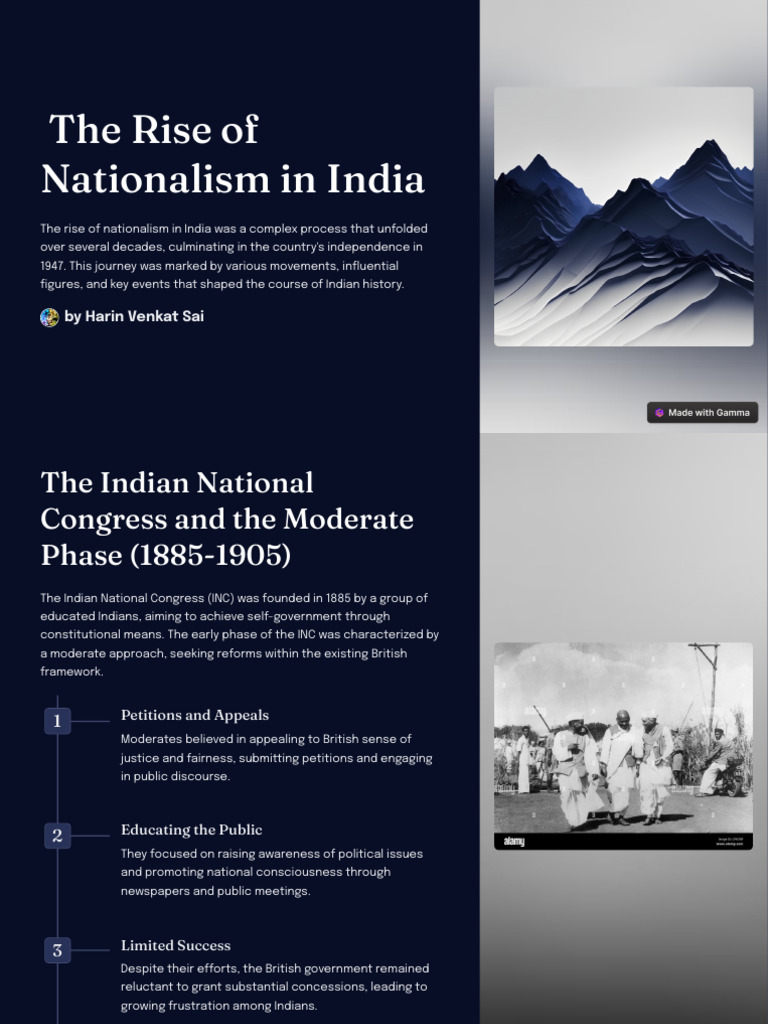The Rise of Nationalism in India | PDF